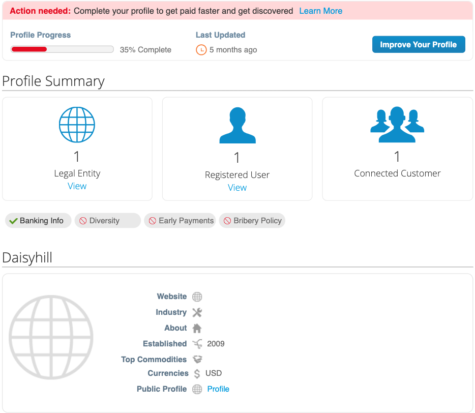 Coupa Supplier Portal · Indirect Supplier Hub